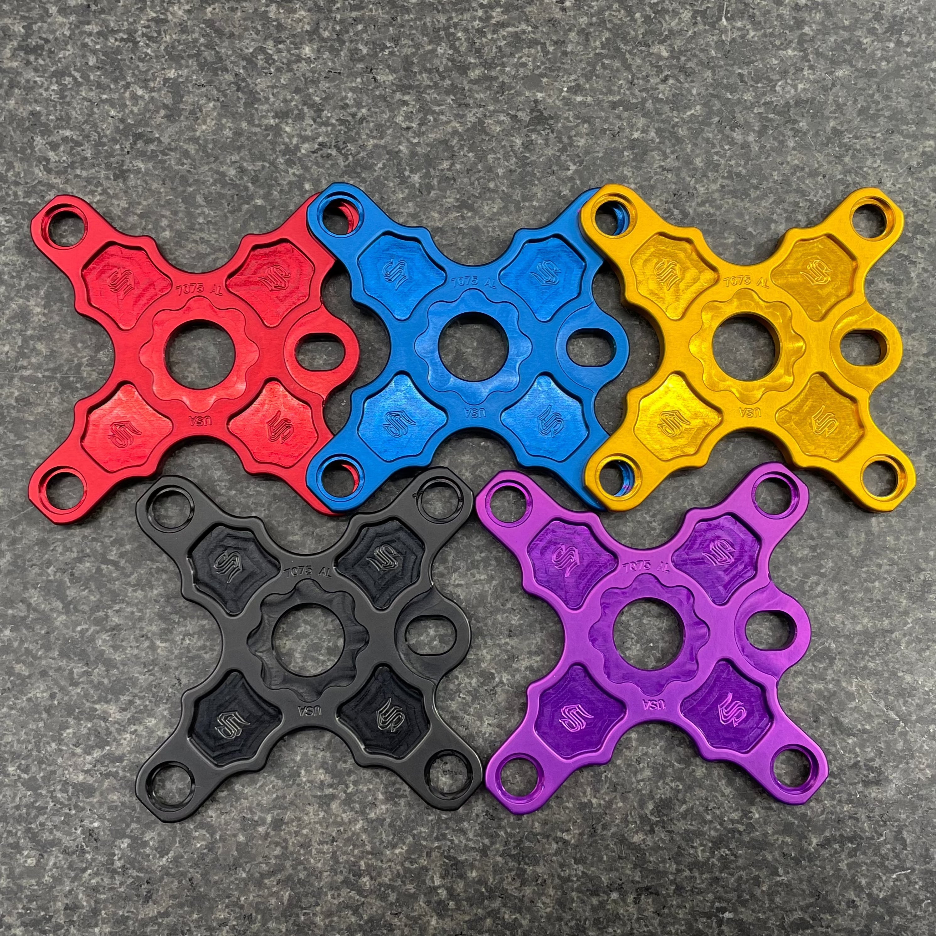 S75 4 Bolt Spiders - Bolt on – Snap BMX Products