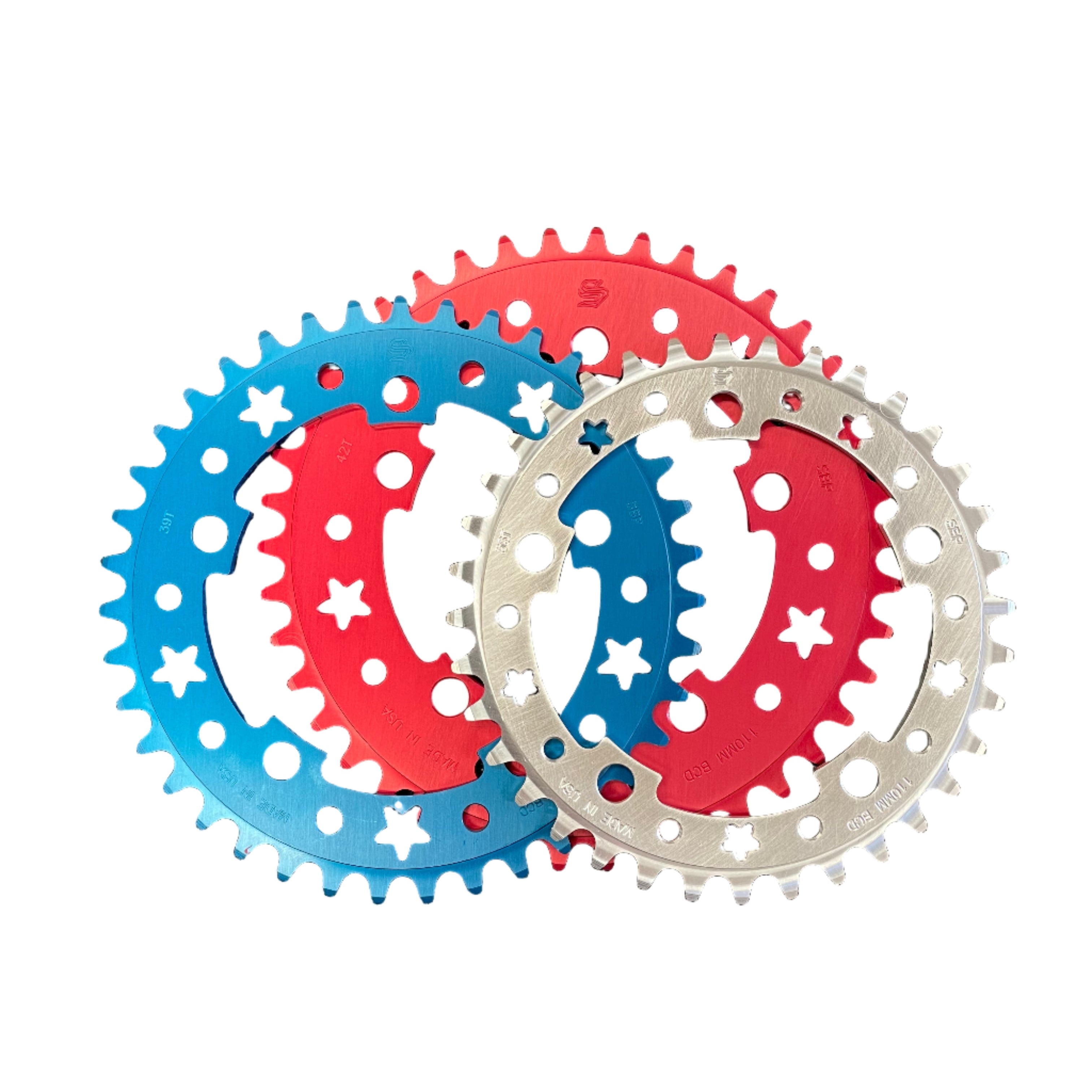 Stars 5 Bolt Rings – Snap BMX Products